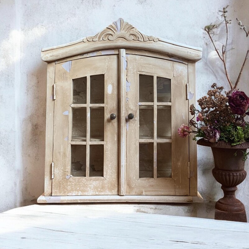 Antique Wall Cabinet - Etsy
