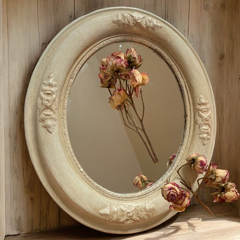 Antique Wood Mirror - Etsy