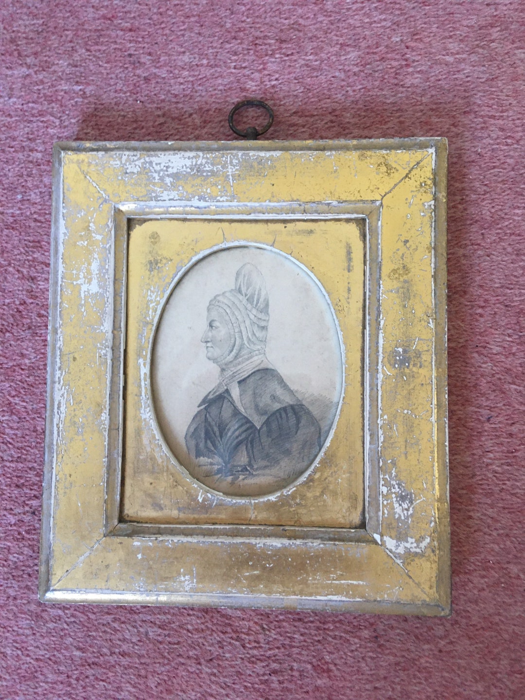 Rare Quaker Portrait Signed and Dated 1850 - Etsy