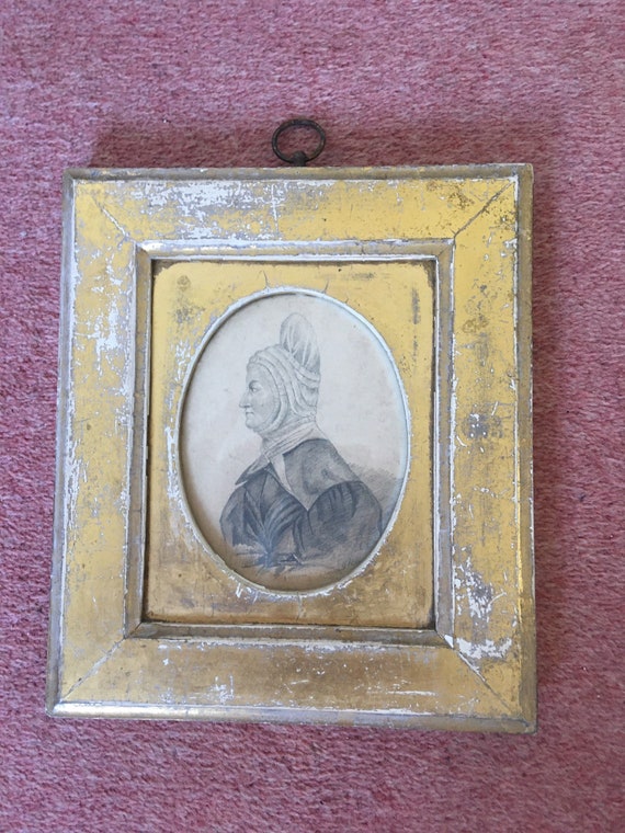 Rare Quaker Portrait Signed and Dated 1850 - Etsy