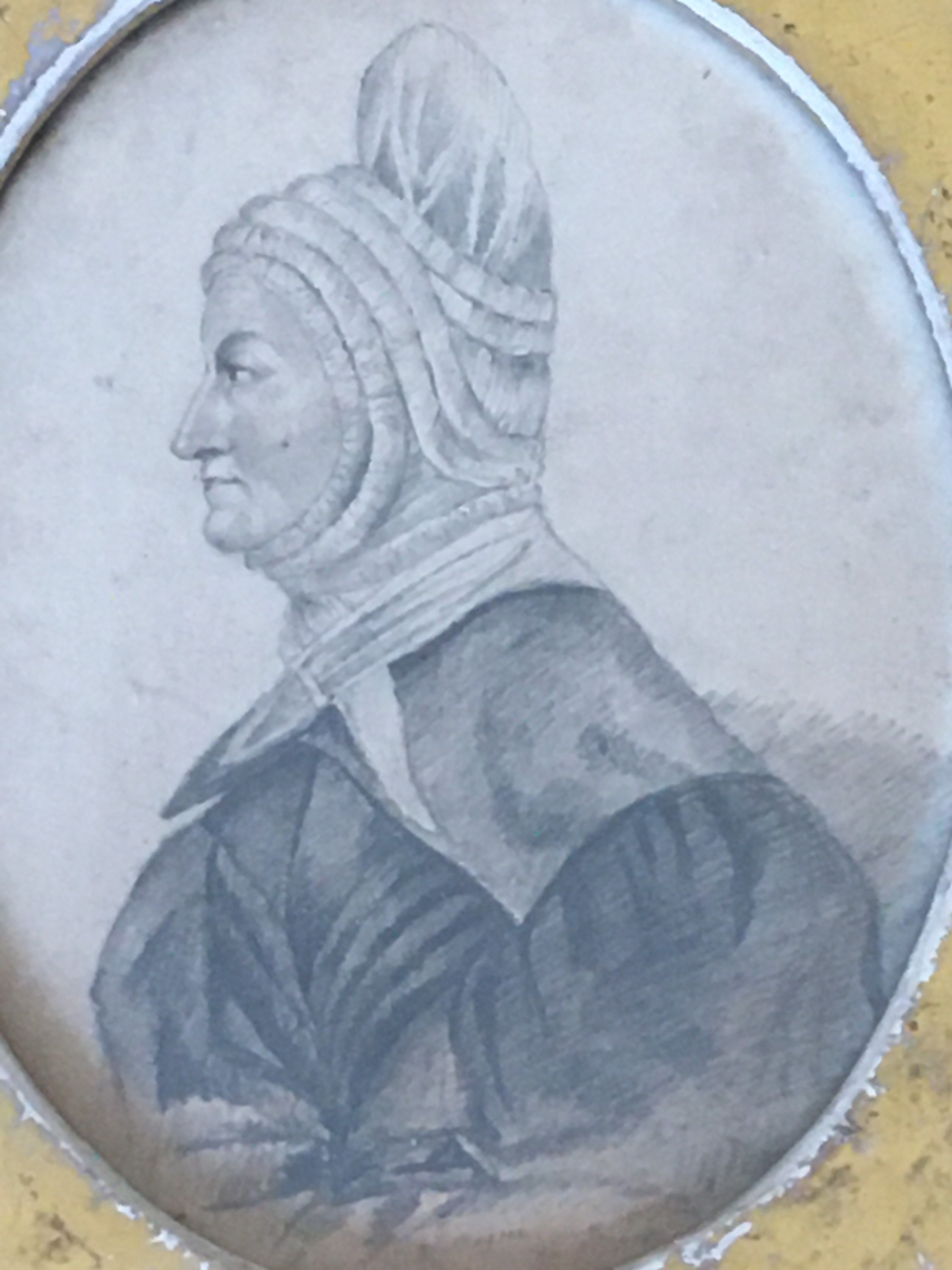 Rare Quaker Portrait Signed and Dated 1850 - Etsy