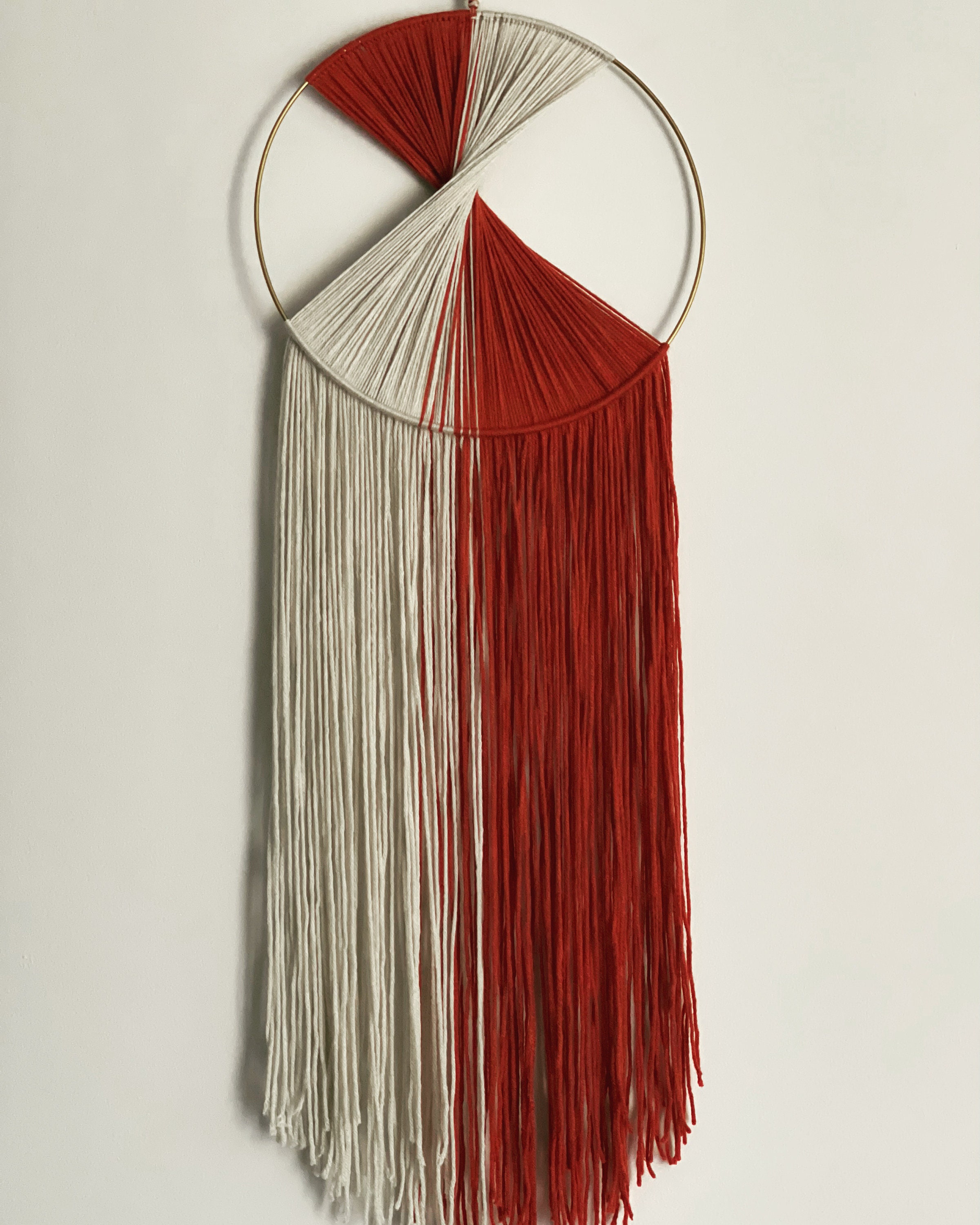 Saramae Macrame Hoop Wall Hanging Handcrafted Home Decor Wall Art ...