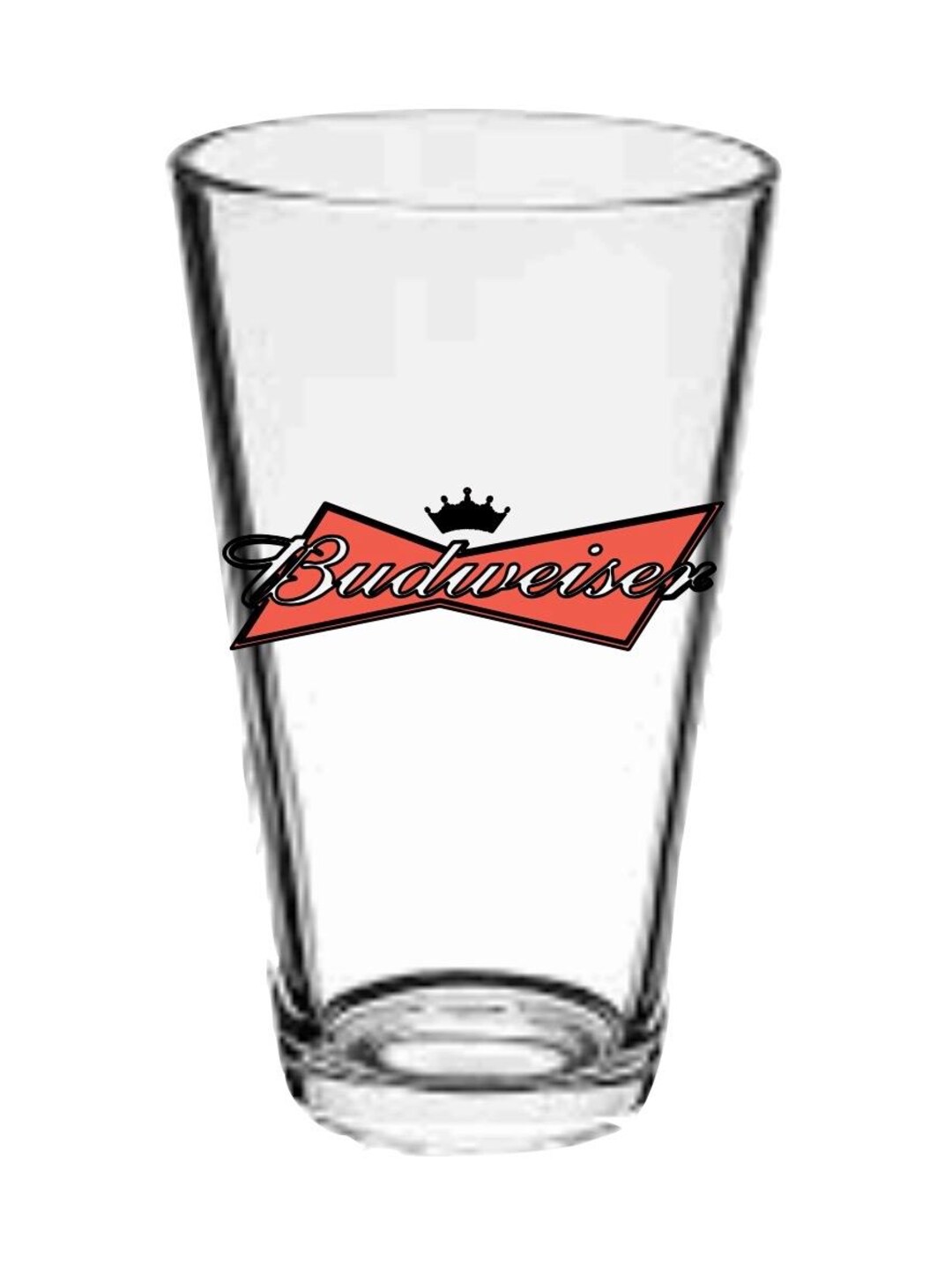 Budweiser Beer Glass - Etsy