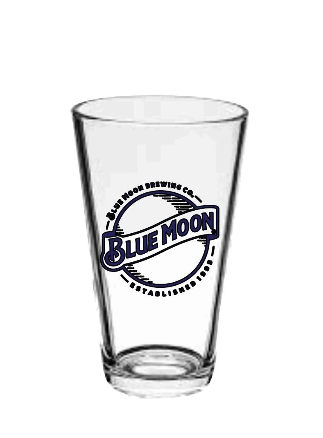 Blue Moon Beer Glass - Etsy