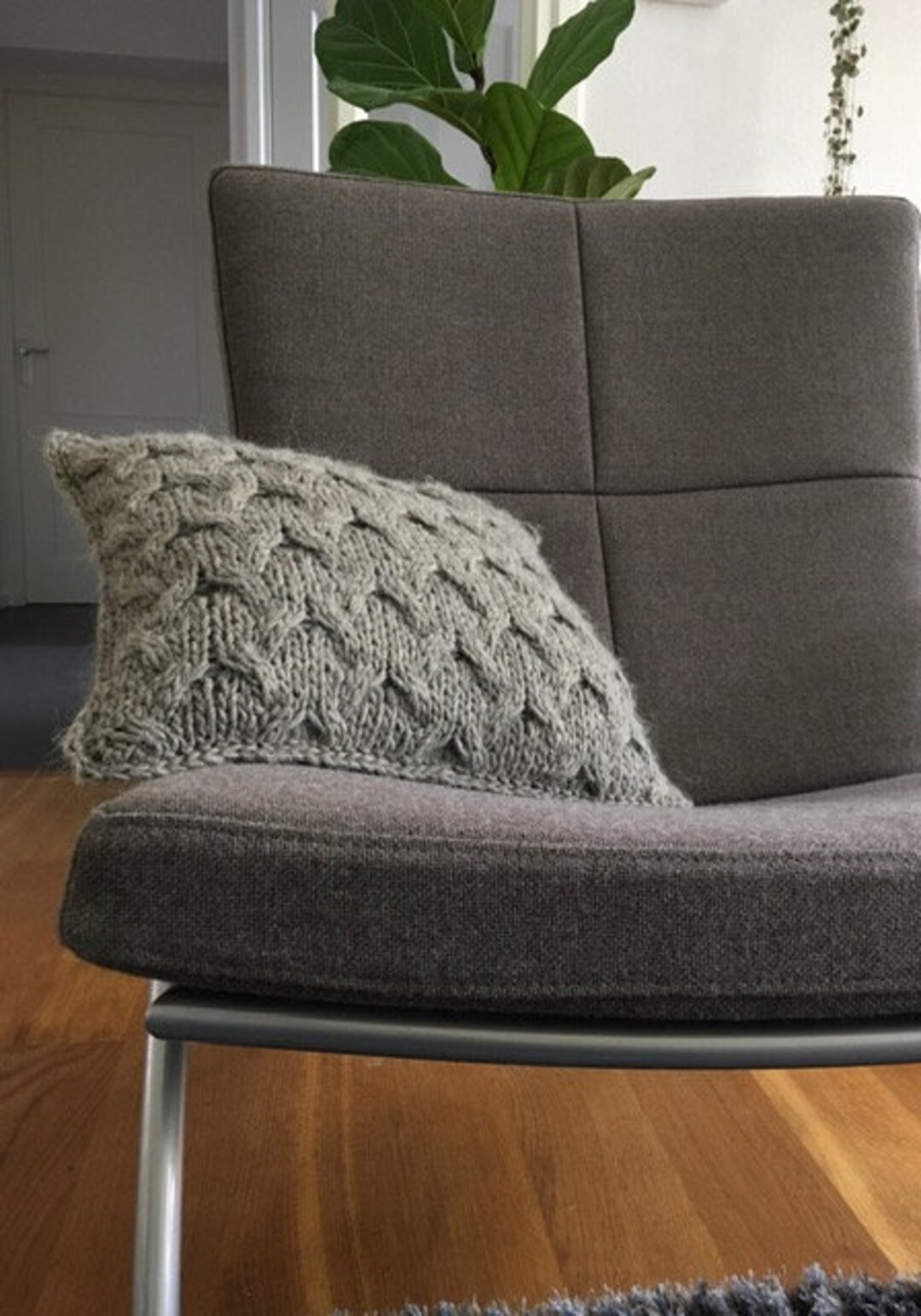 Digital Knitting Pattern Cable Pillow ‘nørrebro’ - Etsy