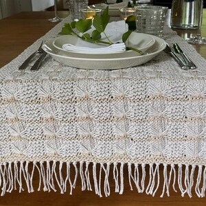Digital Knitting Pattern Table Runner Salzburg - Etsy