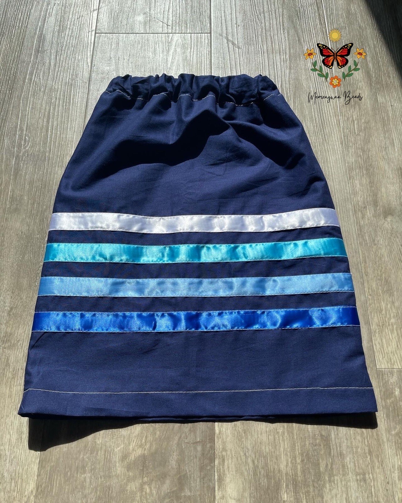 Indigenous 18mo/2t Girls Blue Ribbon Skirt - Etsy