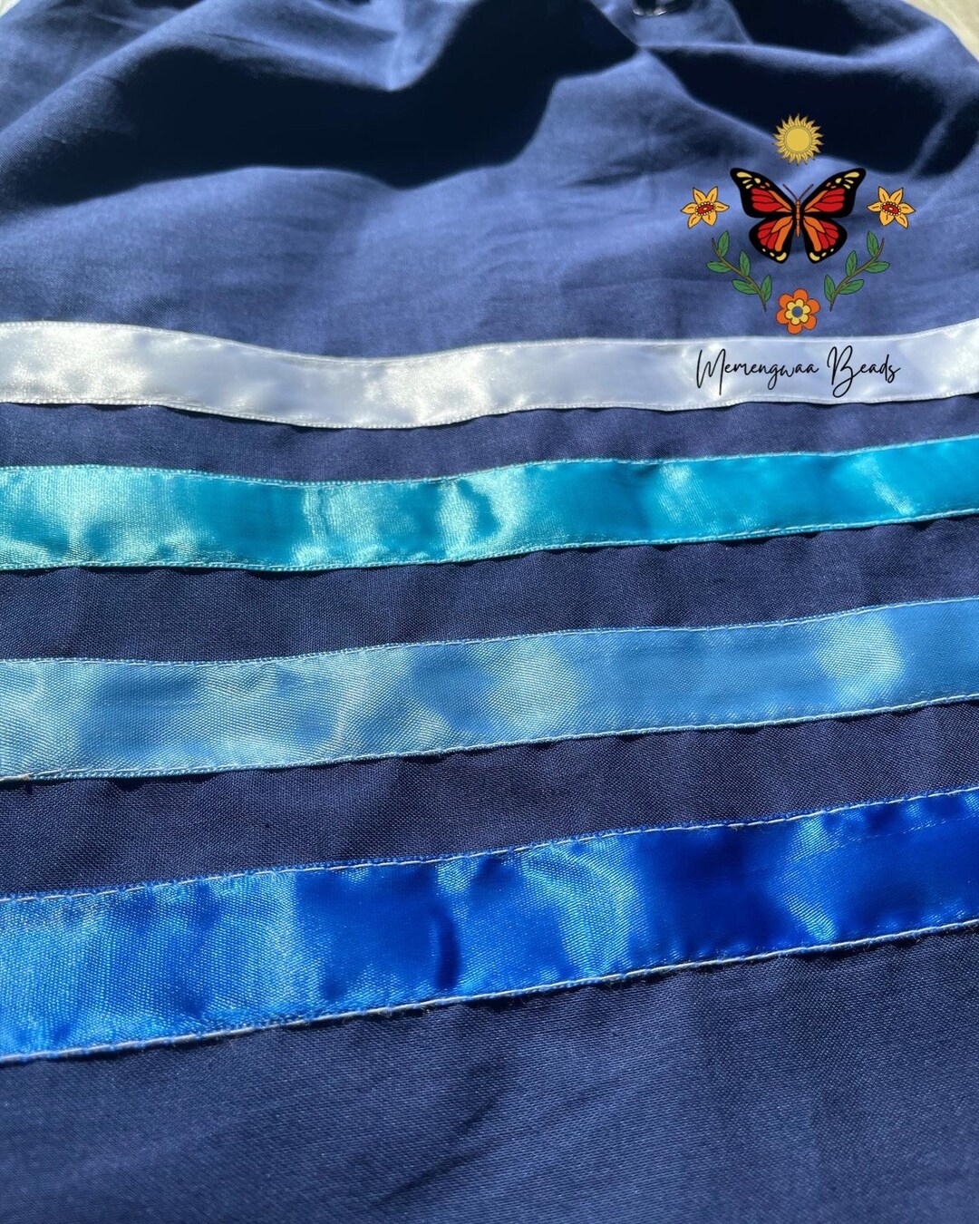 Indigenous 18mo/2t Girls Blue Ribbon Skirt - Etsy