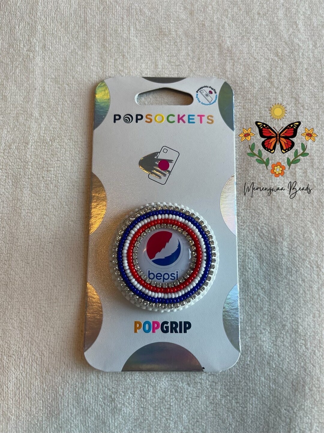 Indigenous Bepsi Inspired Beaded Popsocket - Etsy