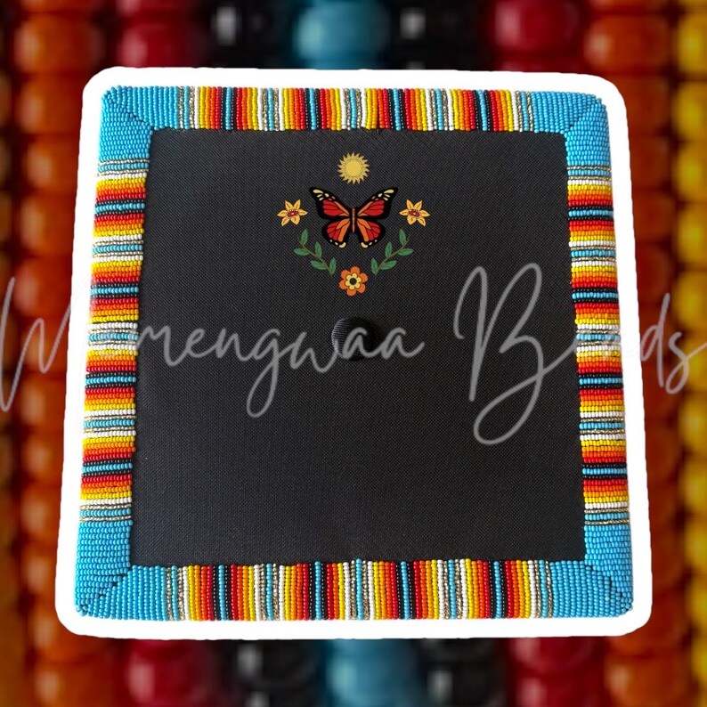 Indigenous Beaded Graduation Cap - Etsy