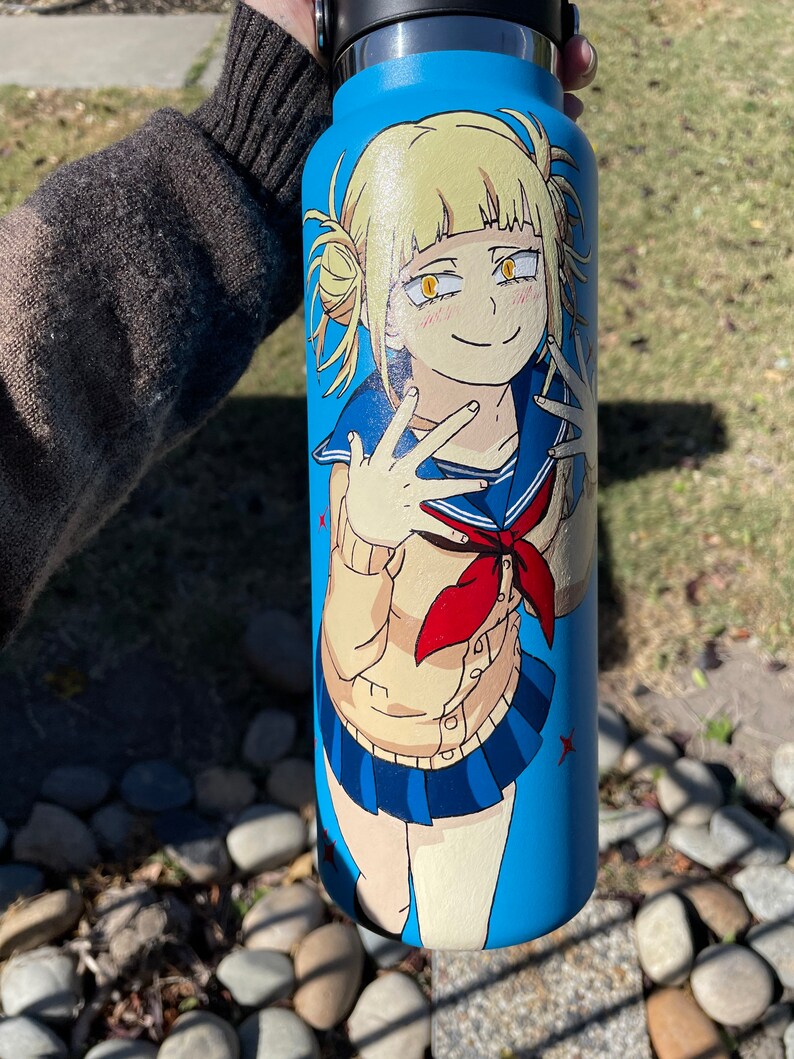 Custom Hand Painted Water Bottles- PLEASE READ DESCRIPTION - Etsy