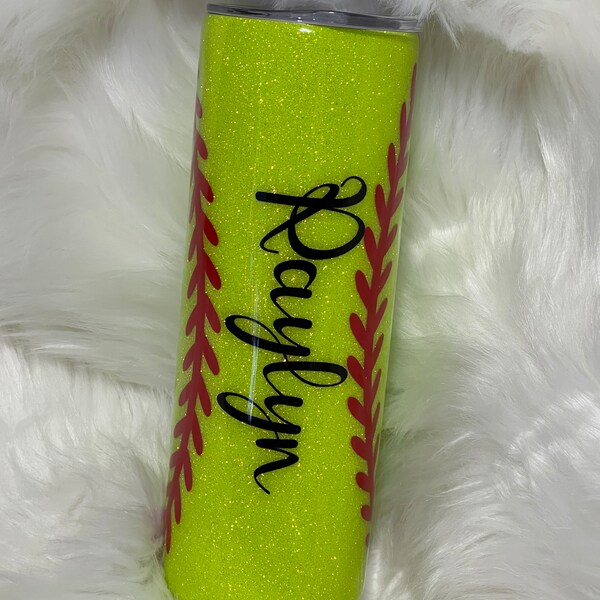 Glitter Softball - Etsy