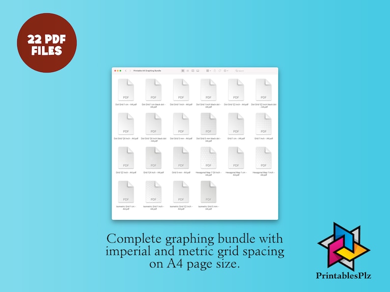 A4 Graphing Bundle of PDF Printables - Etsy UK