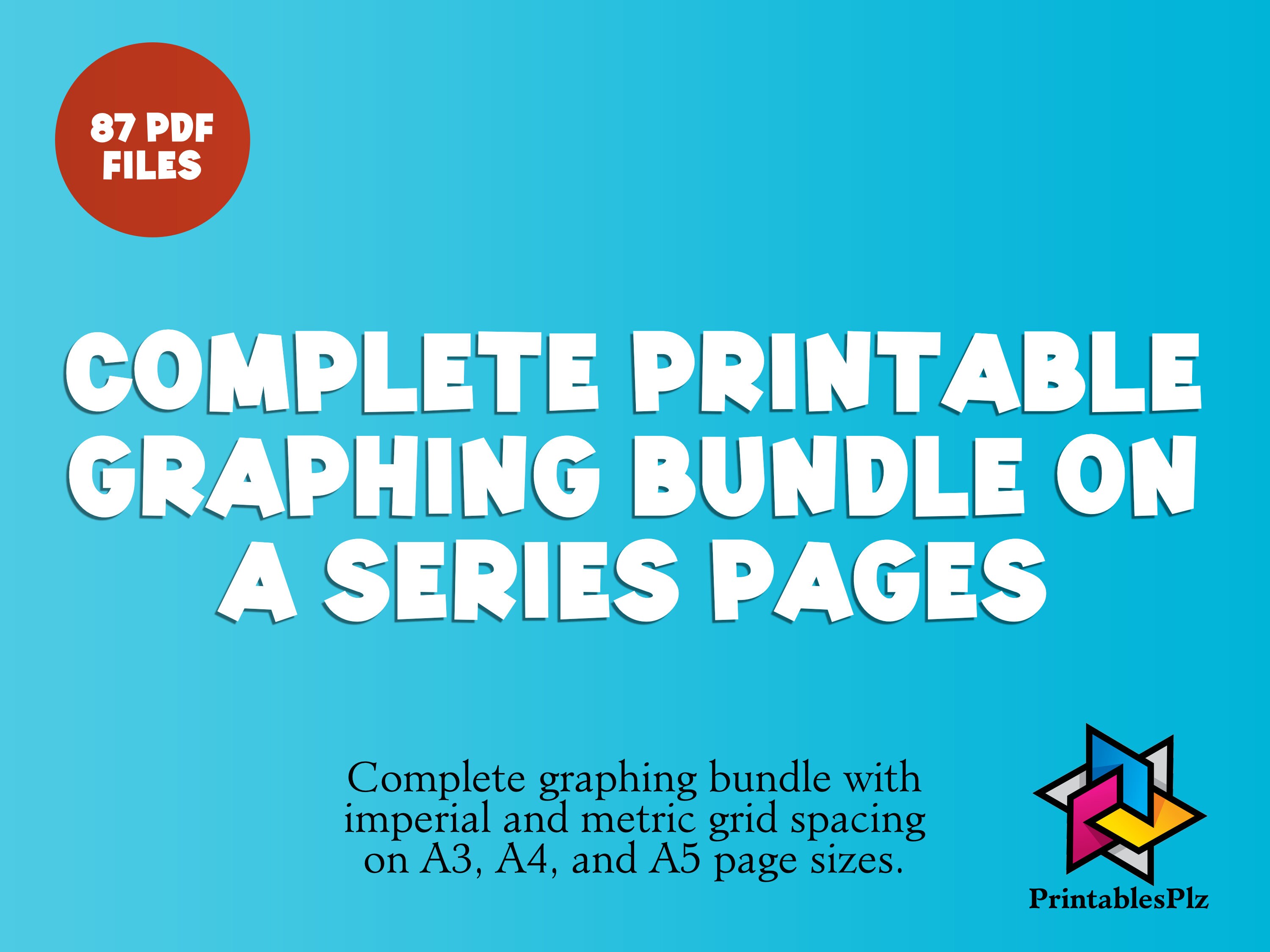 Printable Graphing Bundle • A-series Pages With Dot, Hex, Iso, and Quad ...