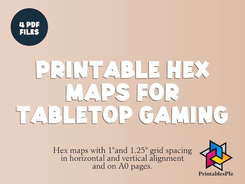 Hex Maps to Print for Tabletop Gaming - Etsy