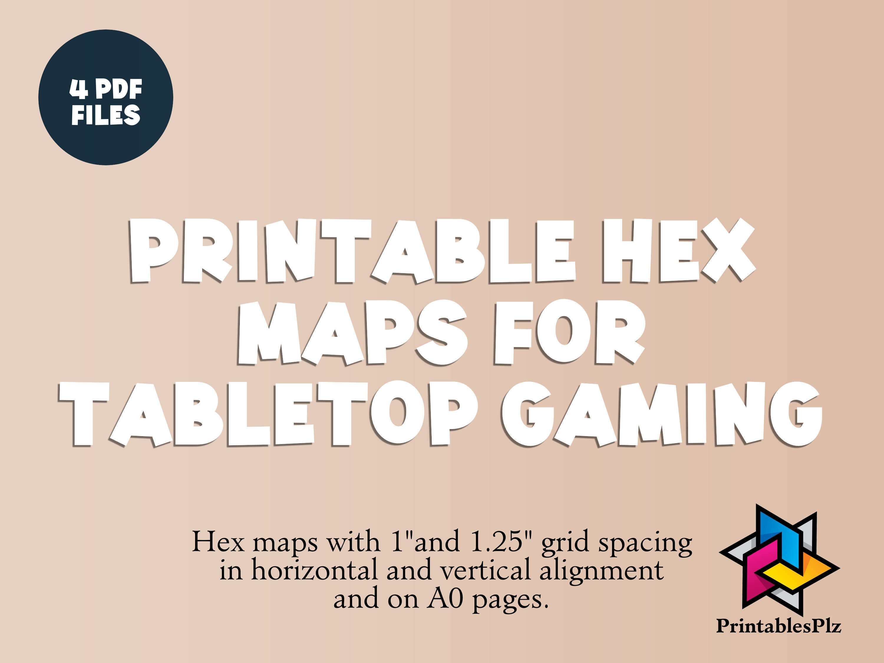 Hex Maps to Print for Tabletop Gaming - Etsy