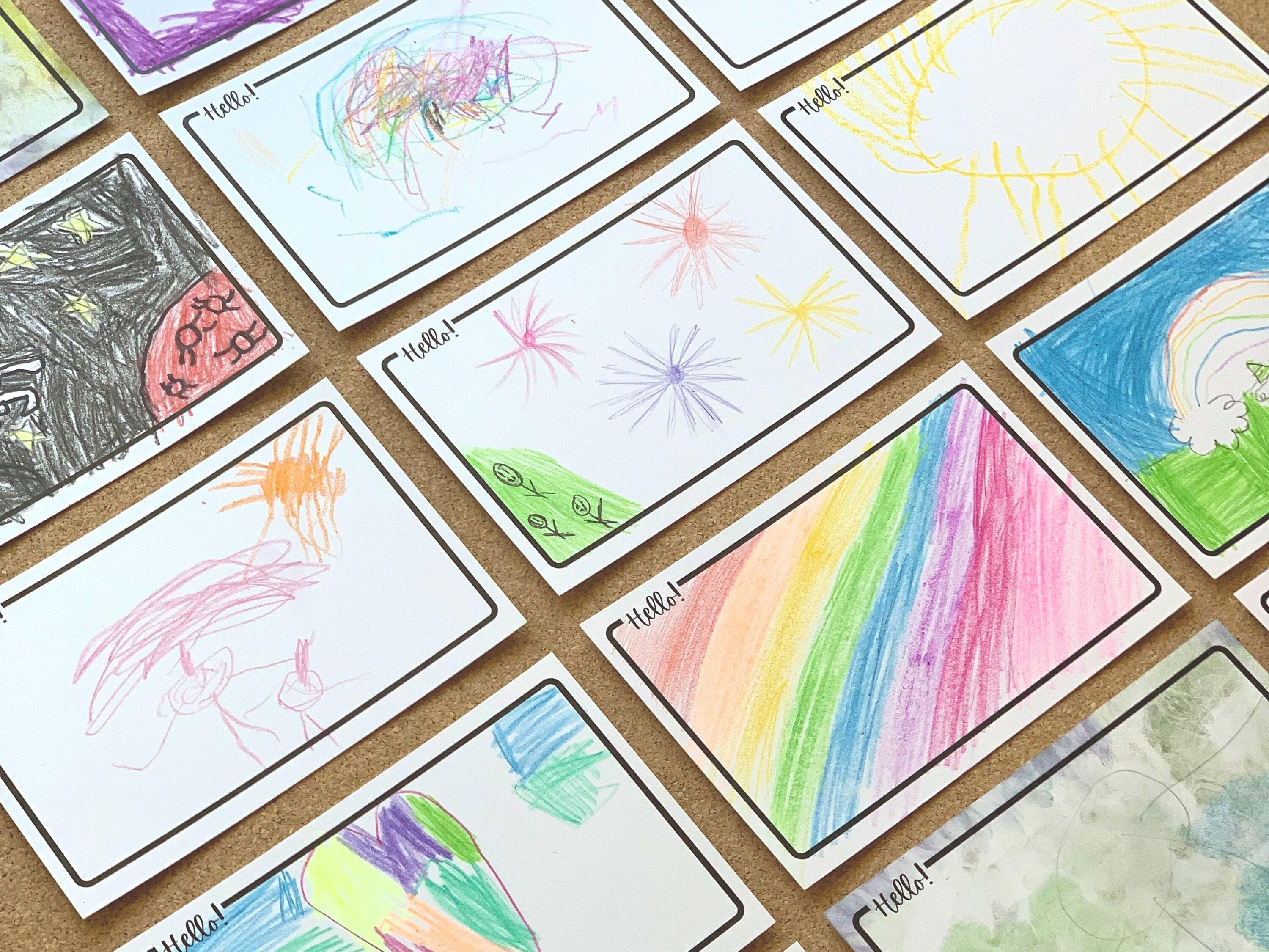Postcards for Kids, DIY Postcards to Color, Summer Writing Activity ...