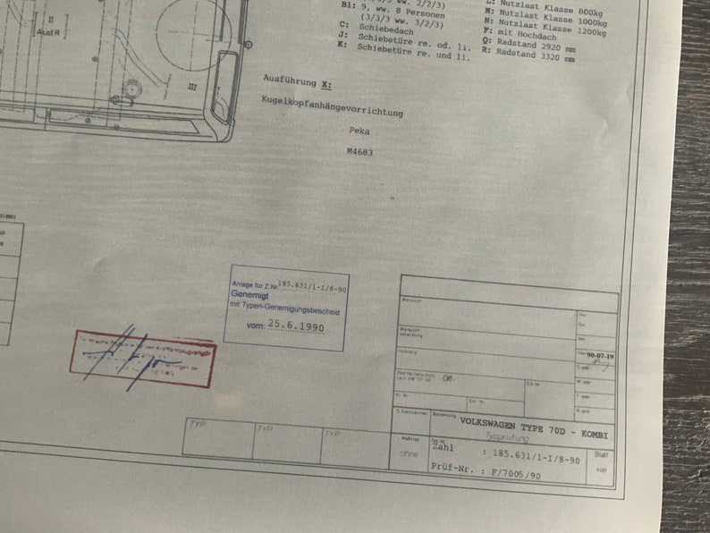 T4 Type 70D Kombi 1990 Construction Drawing ART Work Blueprint. - Etsy
