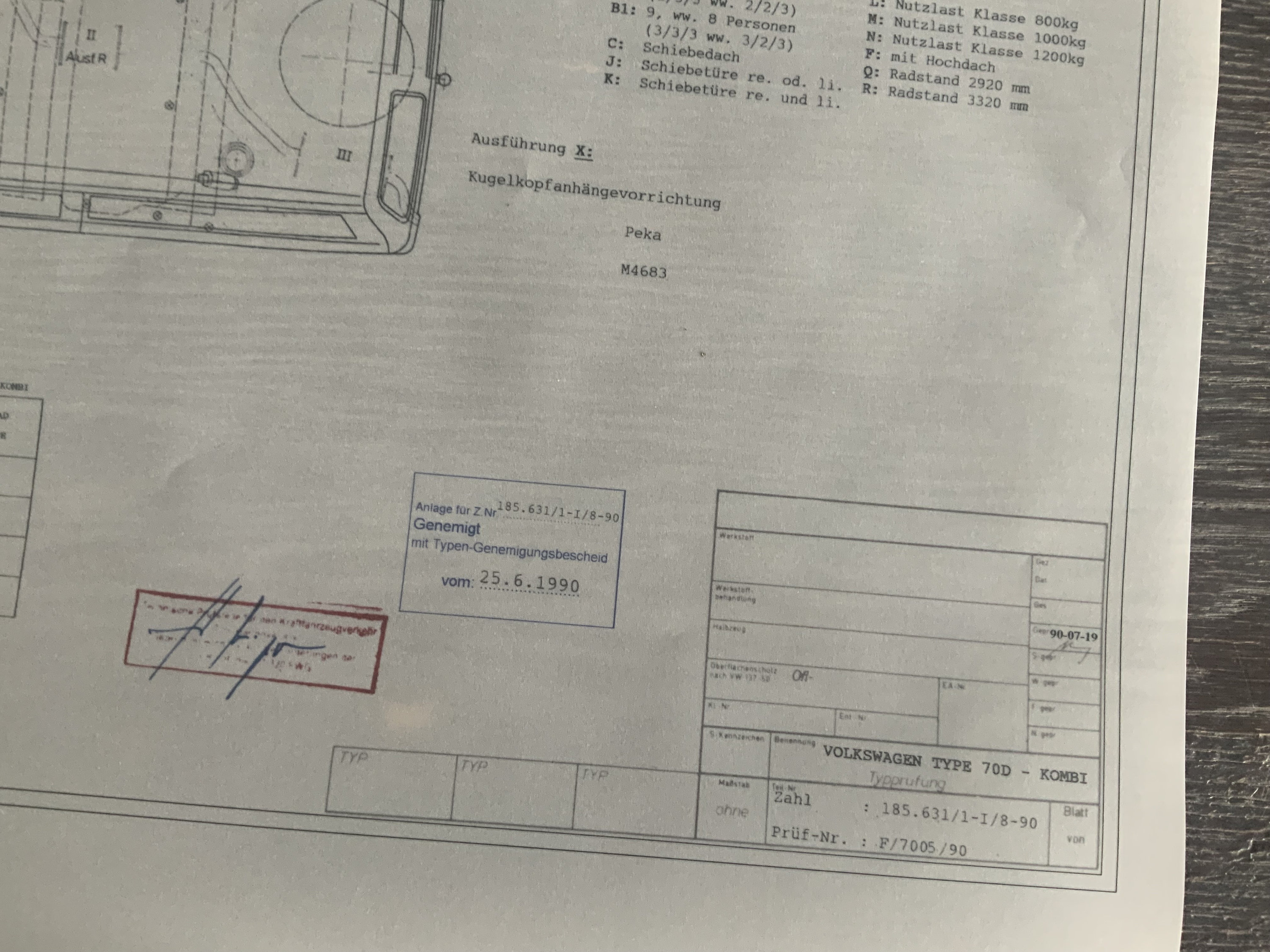 T4 Type 70D Kombi 1990 Construction Drawing ART Work Blueprint. - Etsy