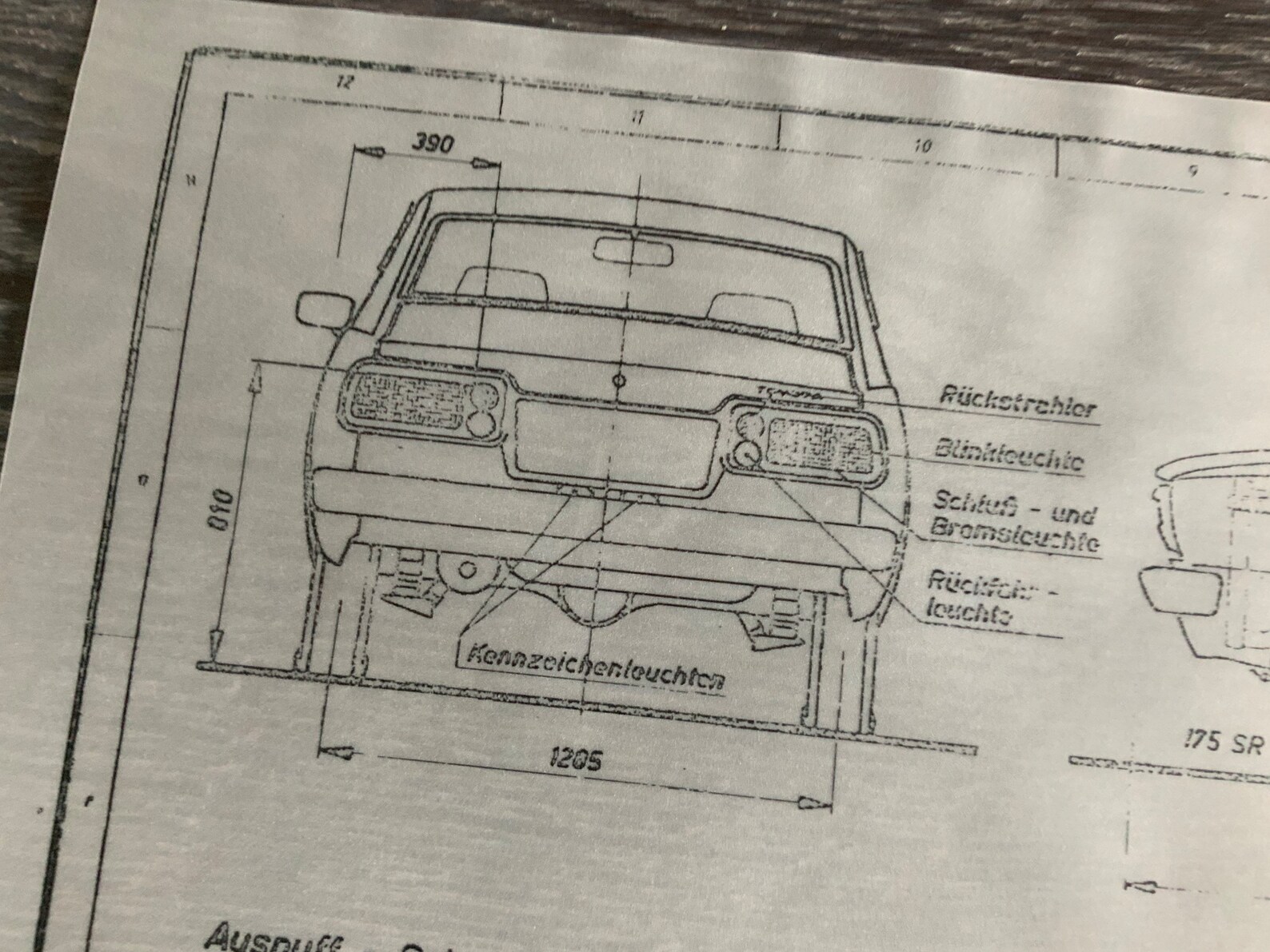Toyota Corolla KE 35 A 1976 Construction Drawing ART Work Blueprint - Etsy