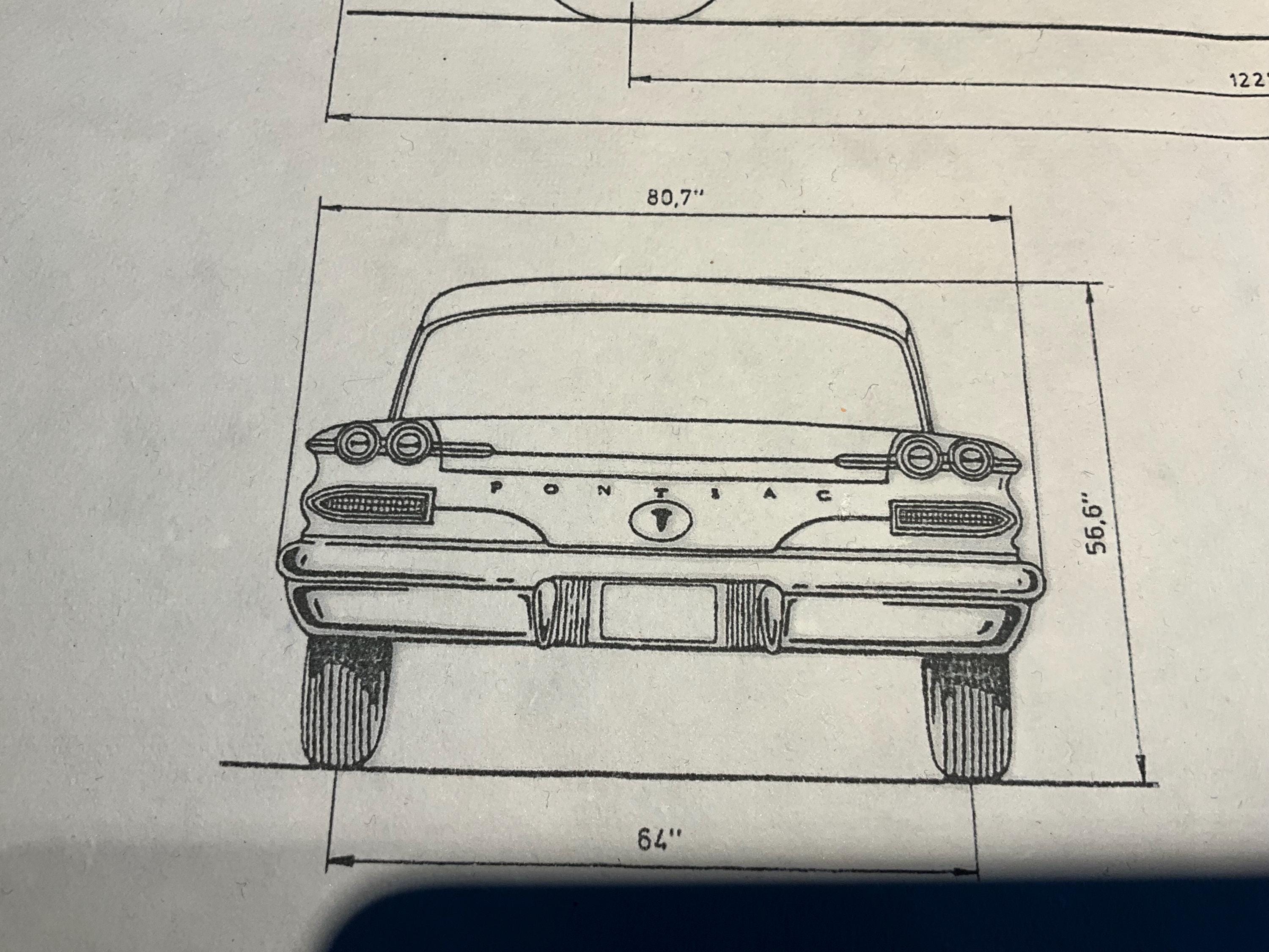 Pontiac Catalina 1960 General Motors Design Drawing ART Work - Etsy