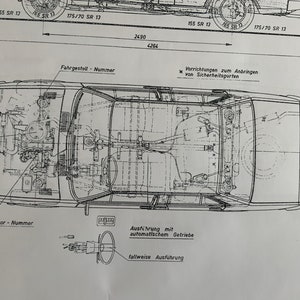 Fiat 131 S 1600 70 L 1977 Construction Drawing ART Work - Etsy