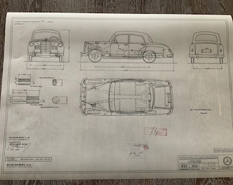 Mercedes Pontoon - Etsy