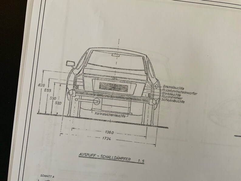 Citroen CX 1975 Construction Drawing ART Work Blueprint - Etsy