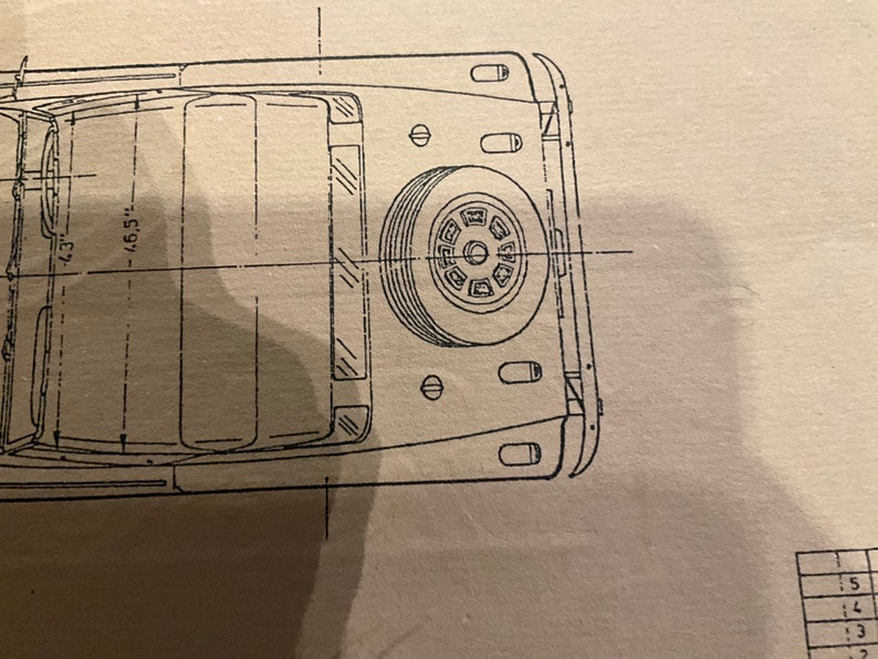 Morgan Plus 8 Construction Drawing ART Work Blueprint - Etsy