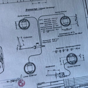 BMW Isetta 250 1955 Original Reproduction Construction Drawing ART Work ...