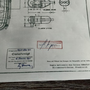 Renault R4 Fourgonnette 1962 Construction Drawing ART Work Blueprint - Etsy