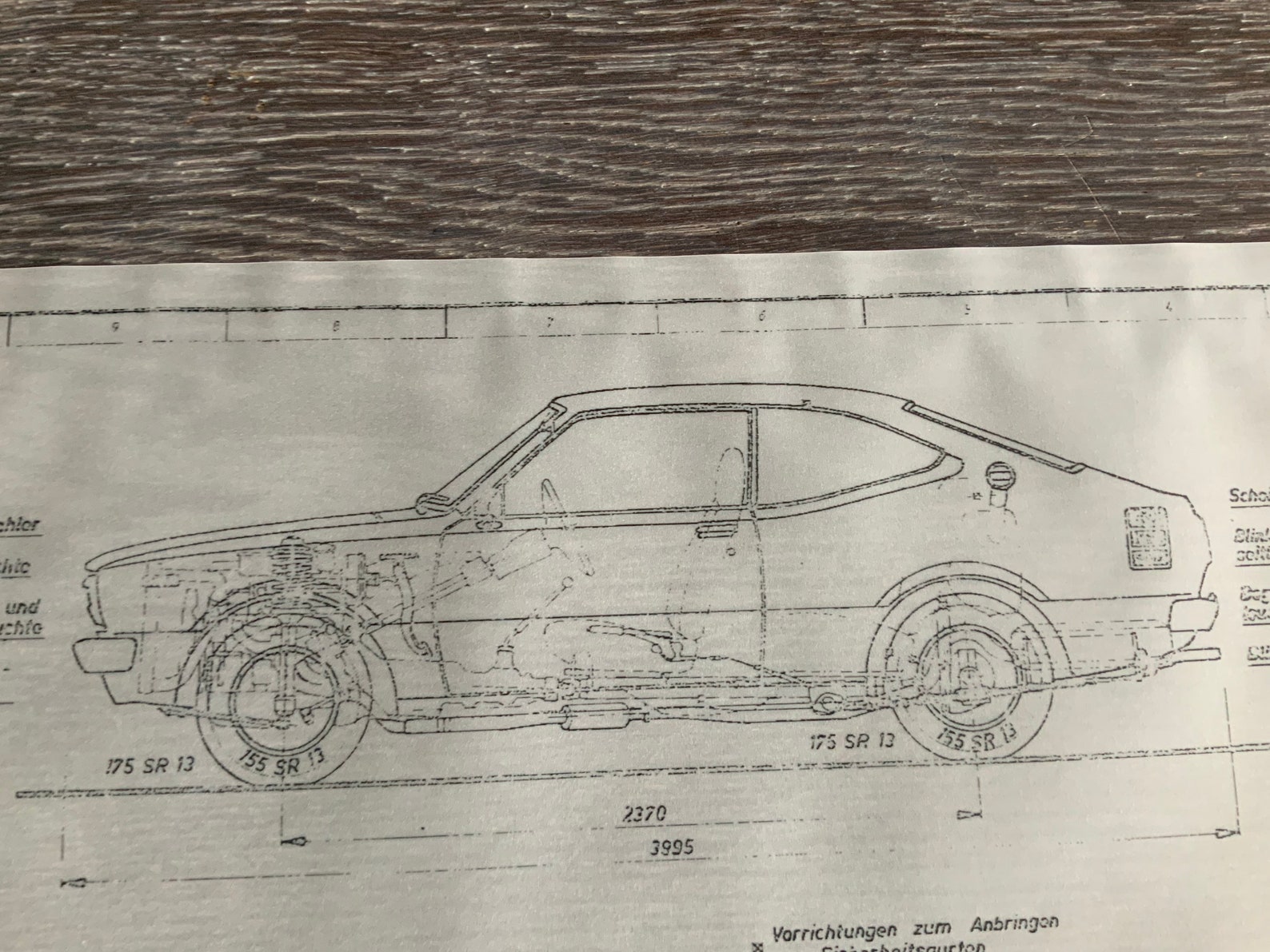 Toyota Corolla KE 35 A 1976 Construction Drawing ART Work Blueprint - Etsy