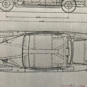 Mercedes W120 180D Ponton 1955 (180D 43 Hp) Construction Drawing ART ...