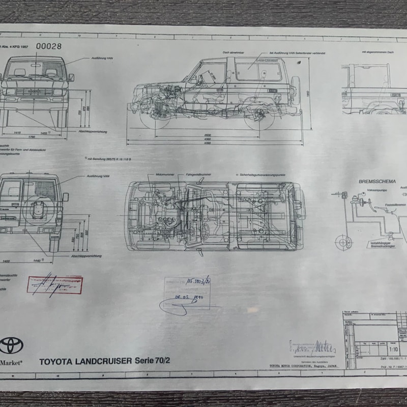 Land Cruiser Drawing - Etsy Australia