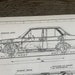 Fiat 131 S 1600 70 L 1977 Construction Drawing ART Work - Etsy