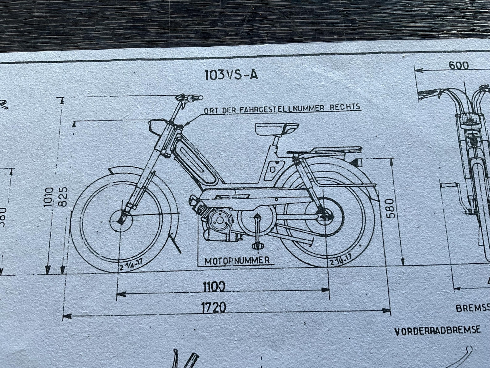 Cycles Peugeot 103 Motorbike Mofa 1975 Supplement 1983 Construction ...