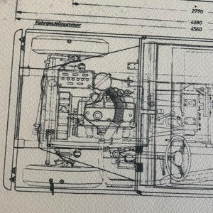 Land Rover Series III 1970 109" Artwork Construction Drawing Blueprint ...