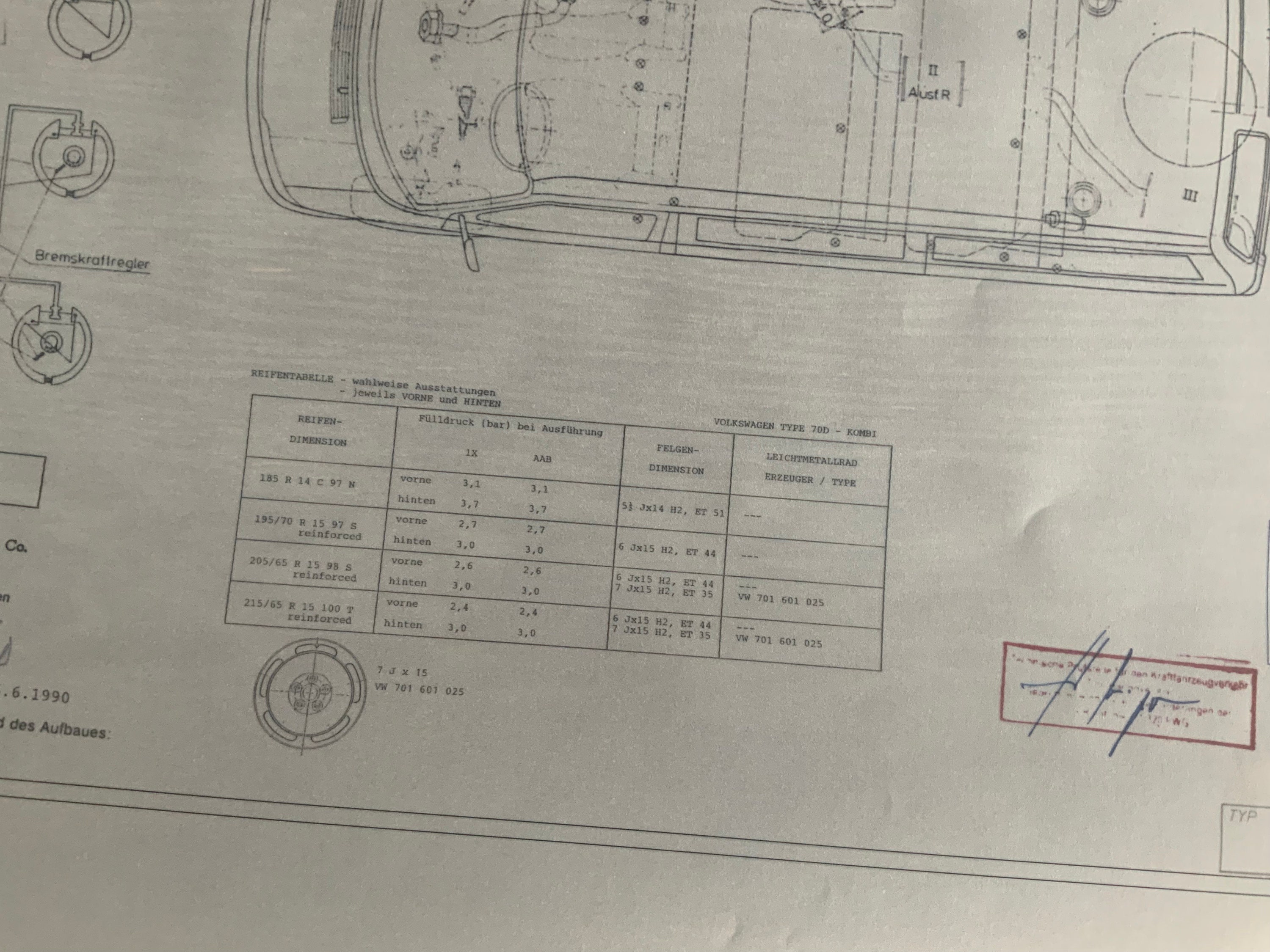 T4 Type 70D Kombi 1990 Construction Drawing ART Work Blueprint. - Etsy