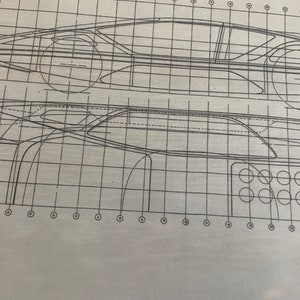 FERRARI 512S Modulo Pininfarina 1969 Construction Drawing ART Work - Etsy