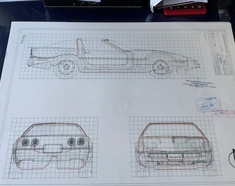 Corvette Art Work - Etsy