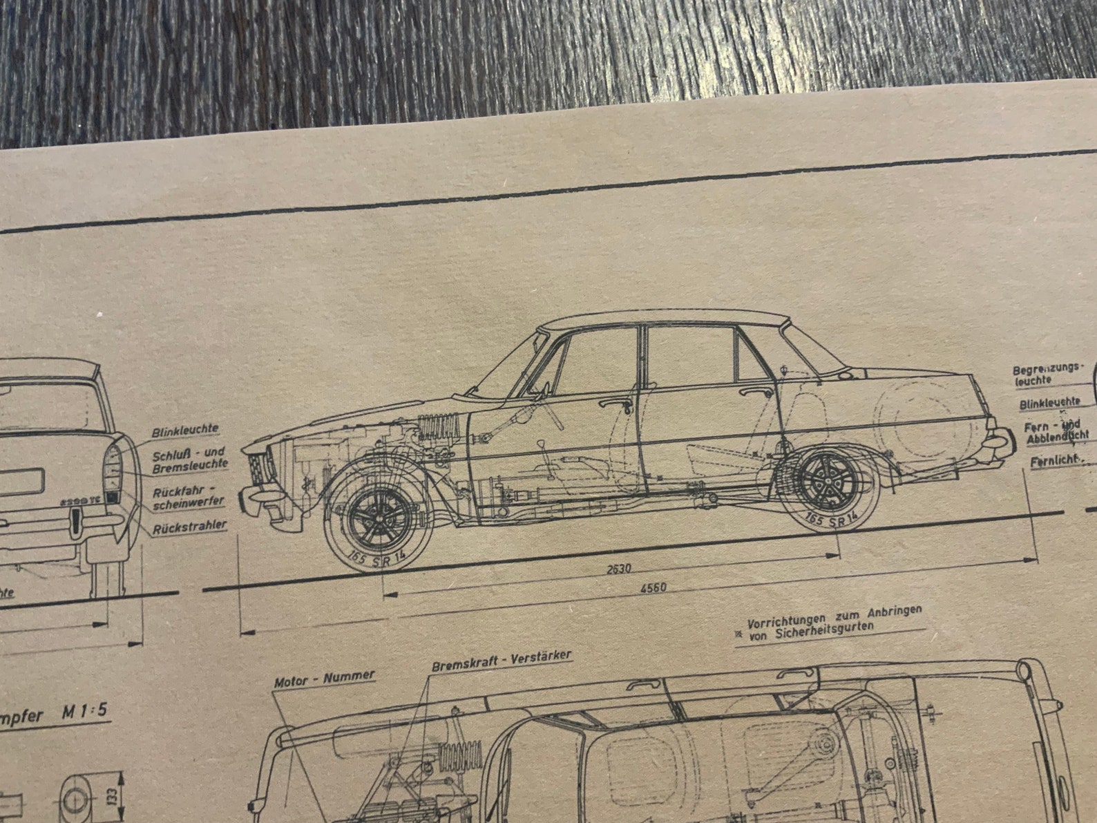 Rover 2000 TC Series II From 1974 Construction Drawing ART Work ...