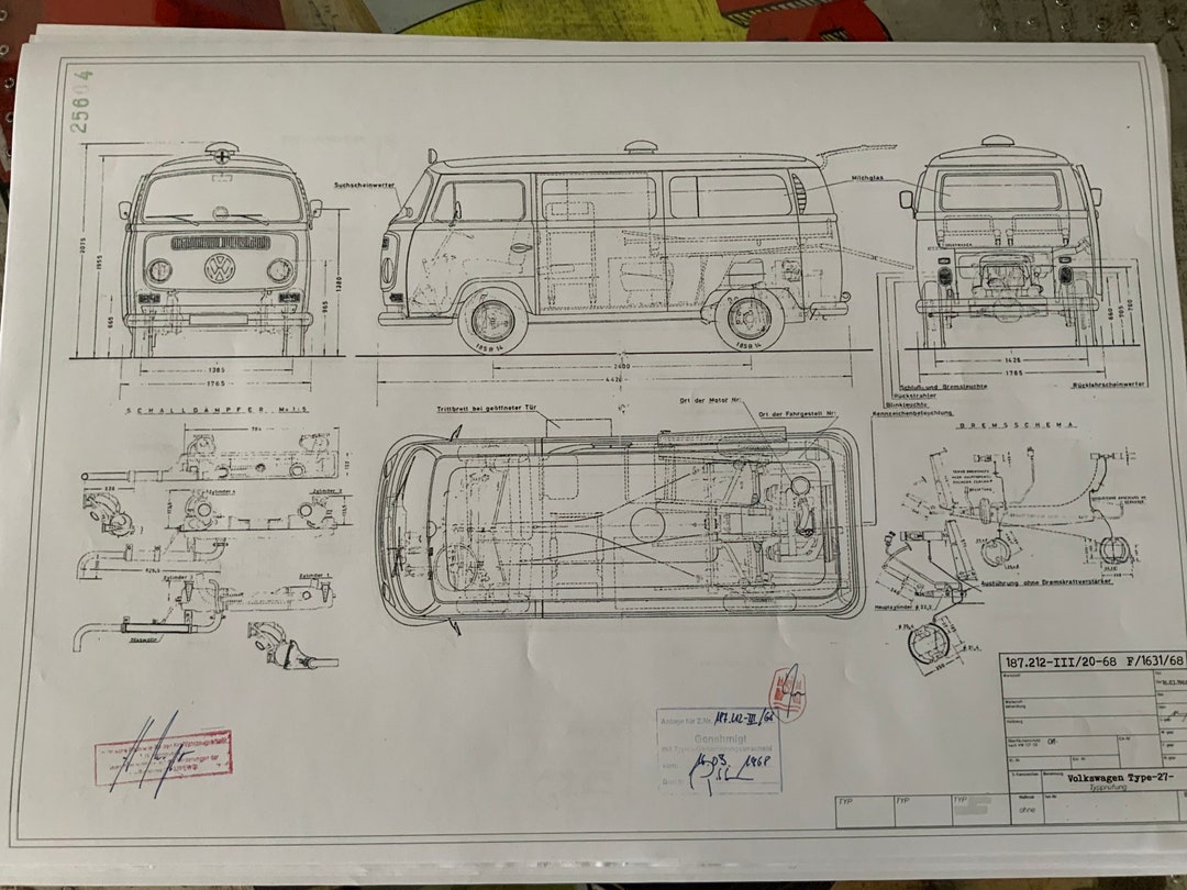 T2A Ambulance Type 27 Construction Drawing ART Work Blueprint - Etsy ...