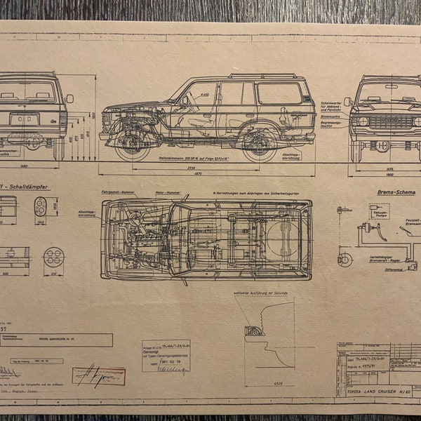 Land Cruiser Drawing - Etsy Australia