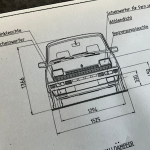 Renault R5 122B ALPINE Turbo Gordini From 1980 Construction Drawing ART ...