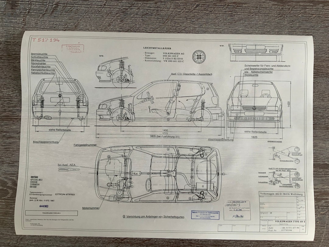 Polo 6N With Optional Glass Sliding/tilting Roof 1994 Construction ...