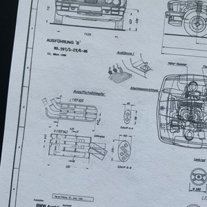BMW E30 325i/16 4-door From 1986 Design Drawing Artwork - Etsy
