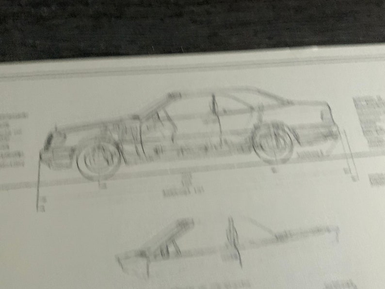 Mercedes W124 Cabrio 1990 Blueprint Design Drawing ART Work - Etsy