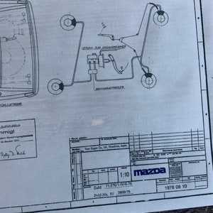 Mazda RX 5 1976 Design Drawing ART Work - Etsy