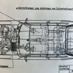 Renault R5 122B ALPINE Turbo Gordini From 1980 Construction Drawing ART ...