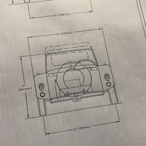 Lotus Seven Series Two Construction Drawing ART Work Blueprint - Etsy